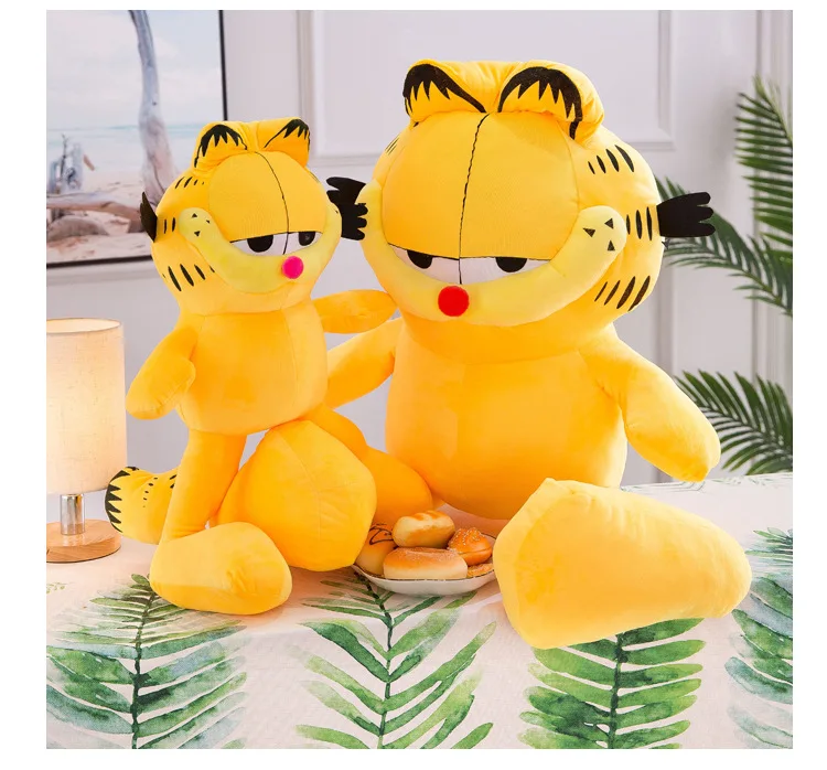 20cm 80cm Cartoon Garfield Plush Toy Garfield Cat Plush Stuffed Doll ...