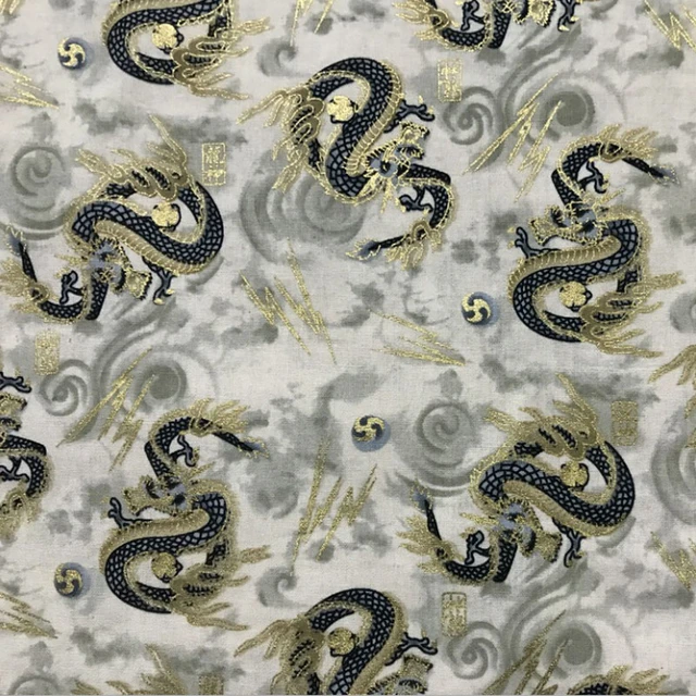 Japanese Dragon Fabric