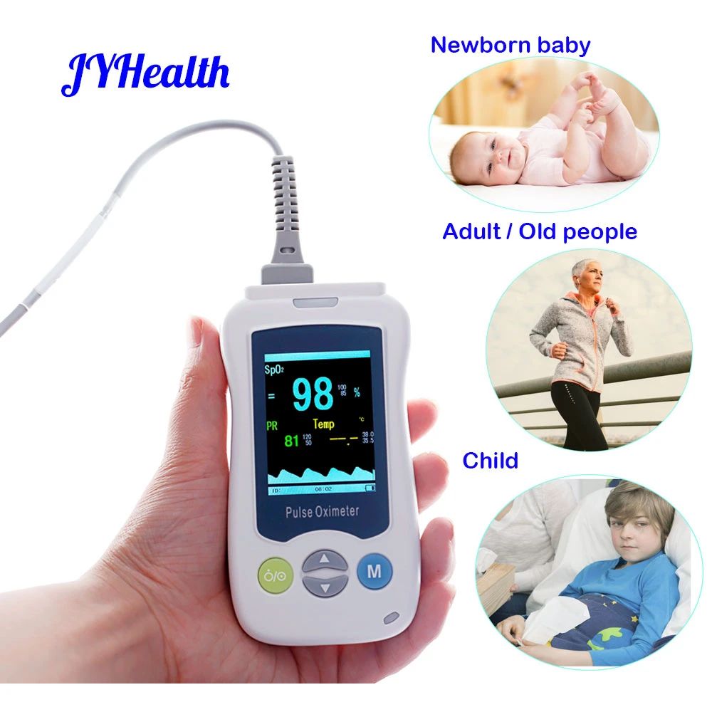 Jyhealth Medical Portable Handheld Pulse Oximeter Adult Newborn Infant ...