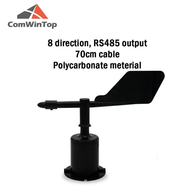 0-360degree or 8 Direction Polycarbonate Wind Direction Sensor 4-20MA 0-5V 0-10V RS485 Output ...