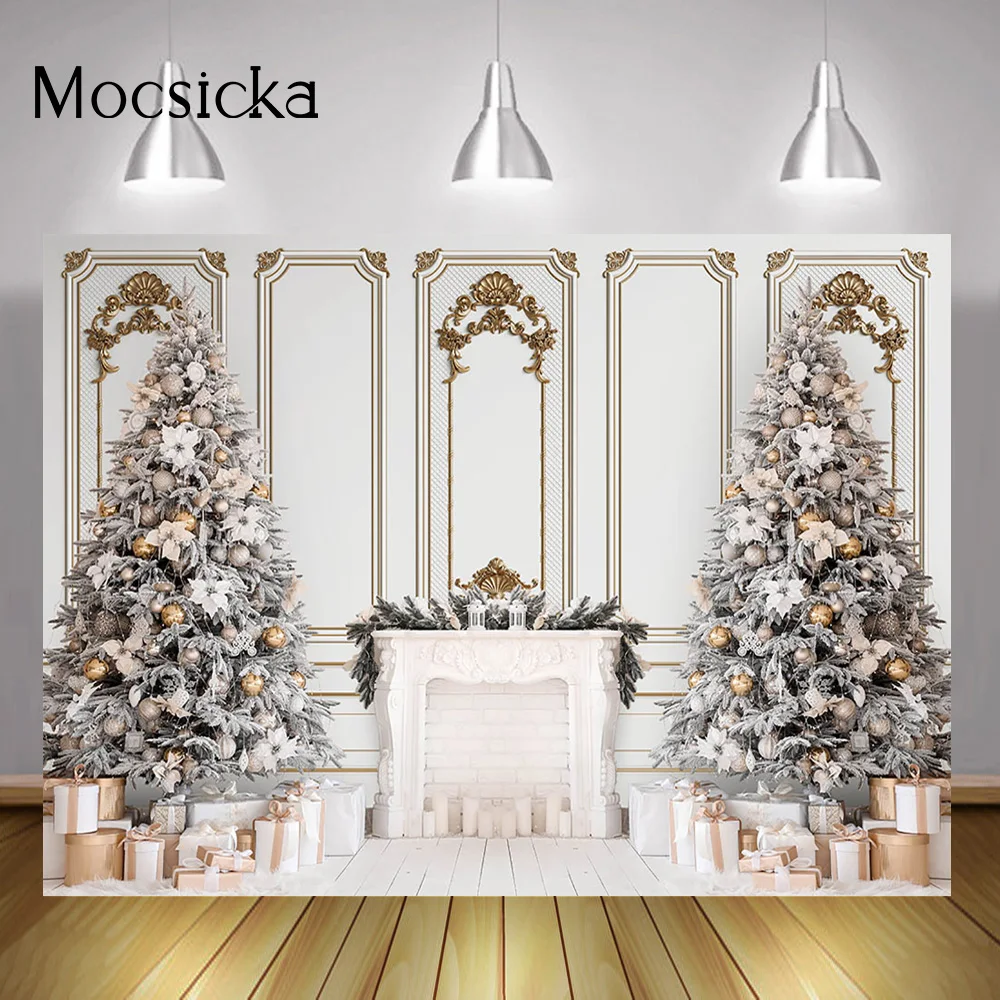 White Christmas Photo Backdrops