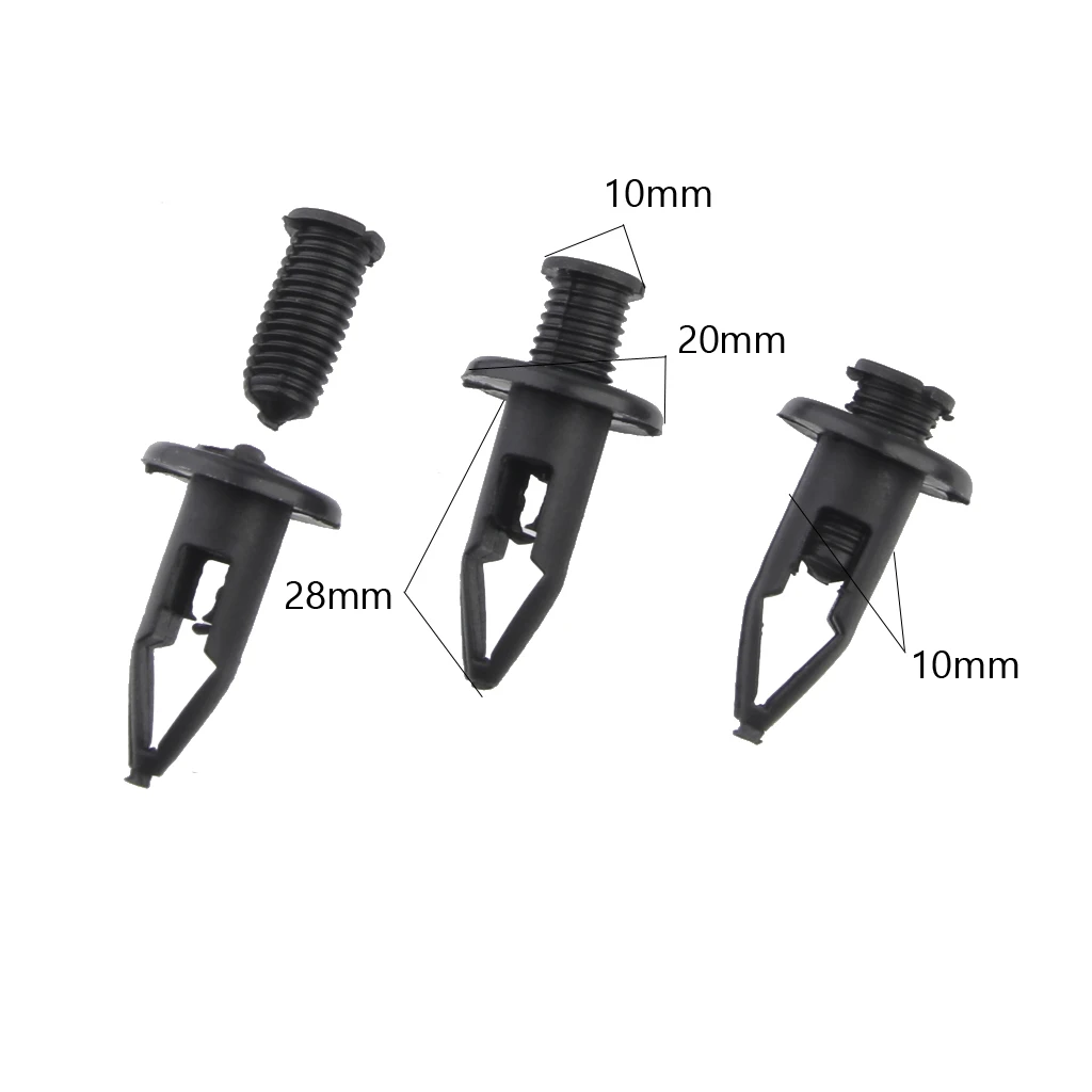 Wheel Arch Cover Fasteners Plastic Trim Clips Clamps for Honda Mazda ...