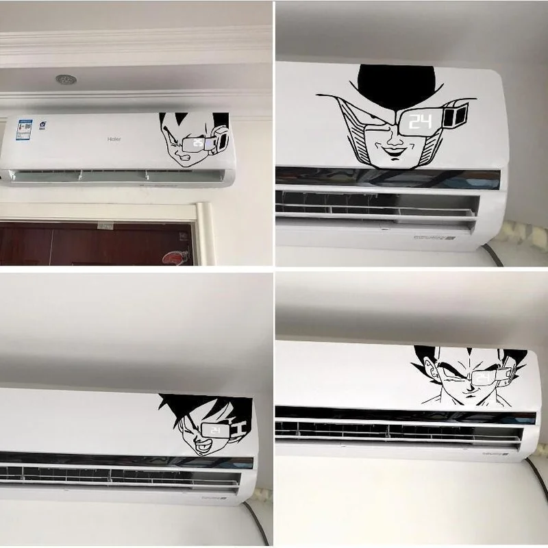 Cartoon-Anime-Wall-Stickers-Air-Conditioning-Stickers-Hanging-Stickers ...