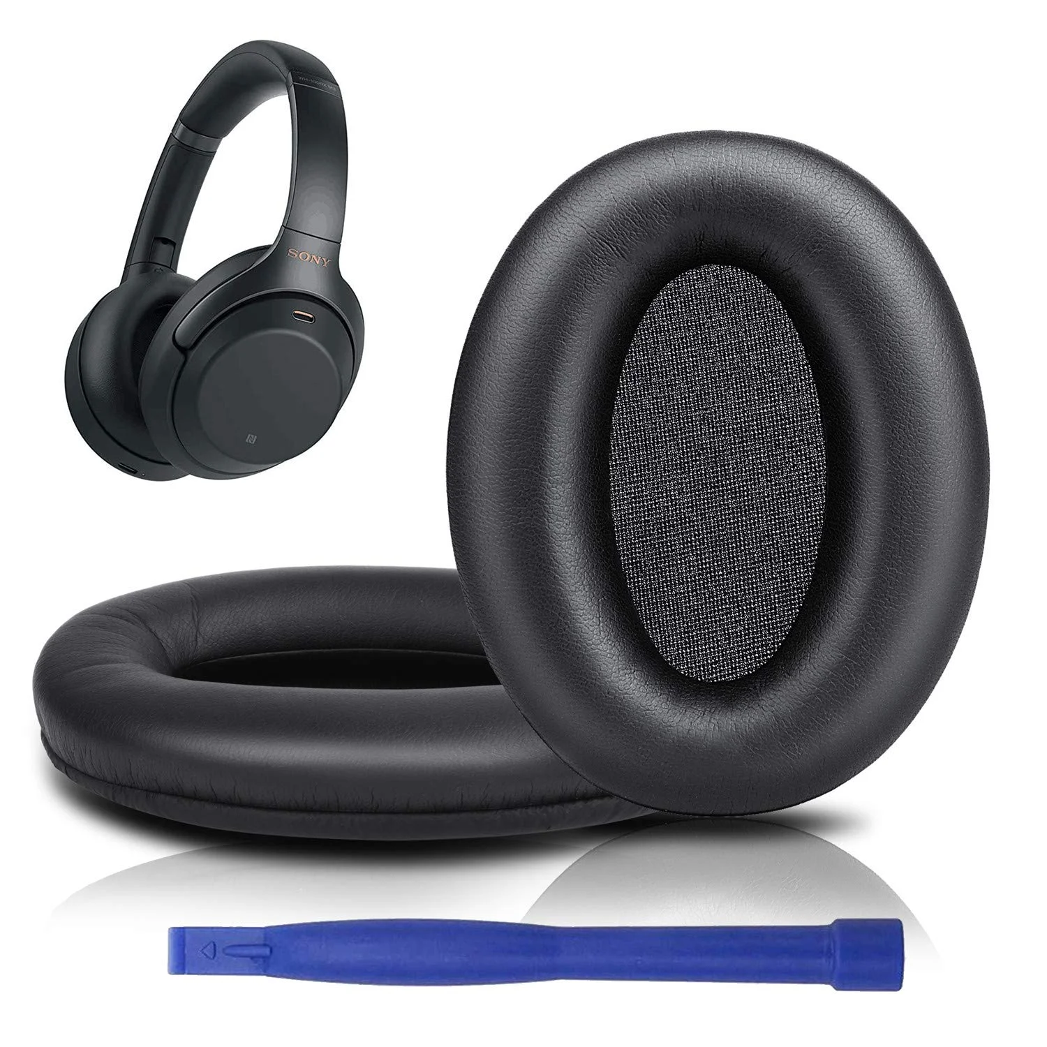 Sony Wh1000xm3 Earpads Leather Headphones Pads Sony Wh1000xm3 Replacement Earpads Protective Sleeve Aliexpress