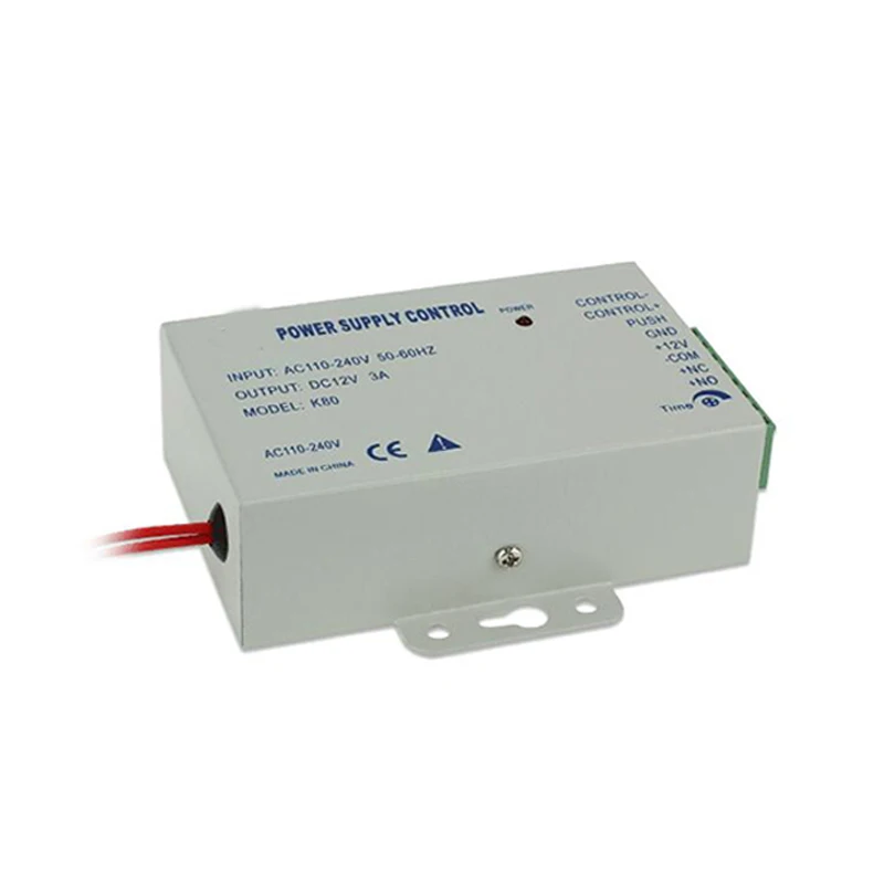 110 To 240v 50~60 Hz Input 12v3a Output Access Control Transformer ...