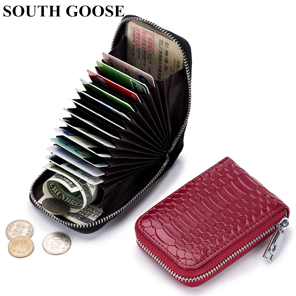 Business Credit Card Holder Unisex Leather Purse For Card Case Wallet ...