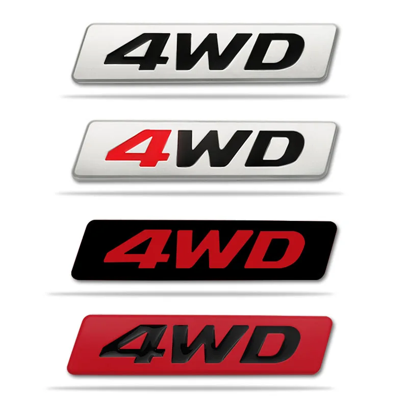 Car-Styling-Metal-Sticker-4WD-Emblem-Decoration-For-Toyota-Corolla-Rav4 ...