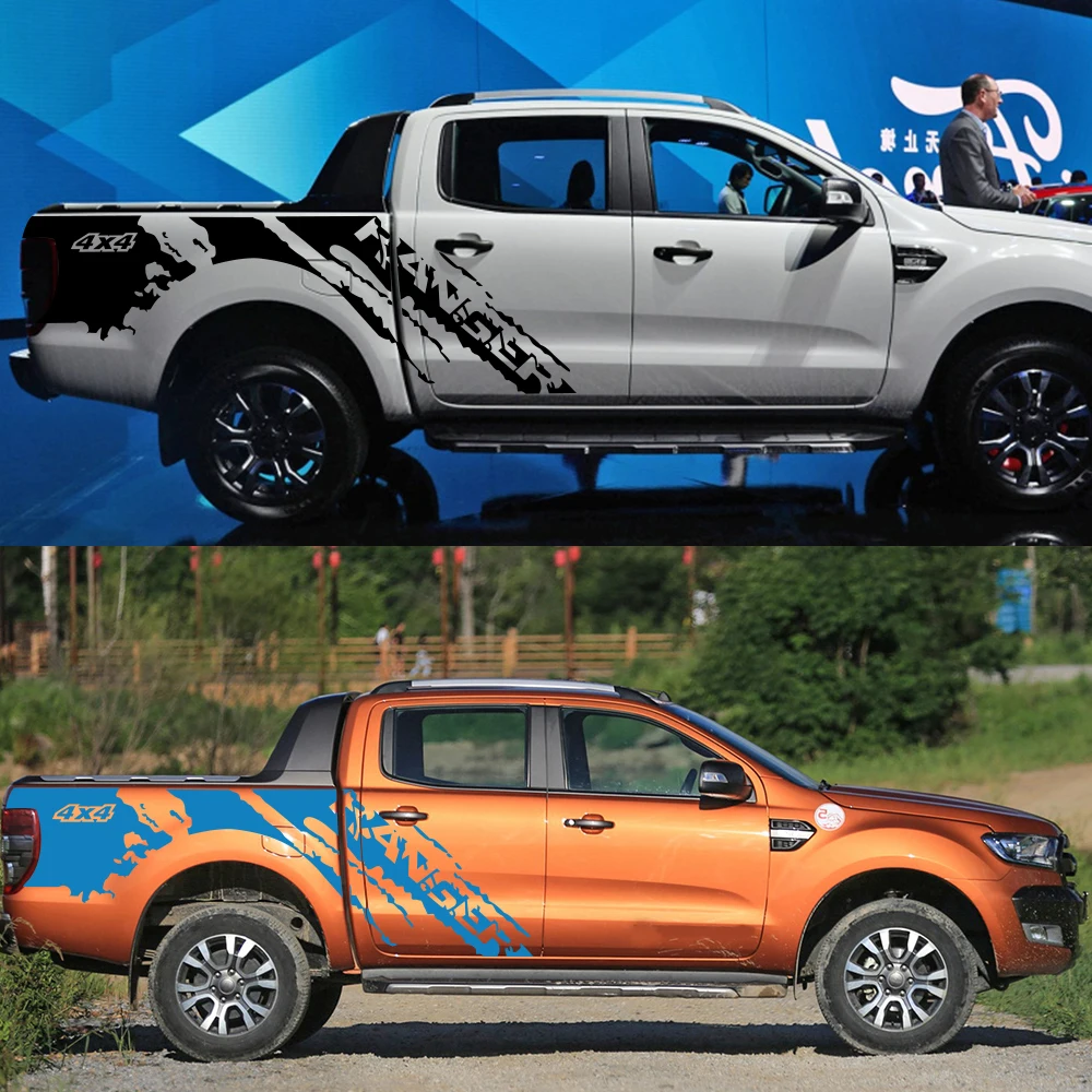 2Pcs-Car-Side-Stickers-Auto-Sports-DIY-Styling-Decals-Automobile-Vinyl ...