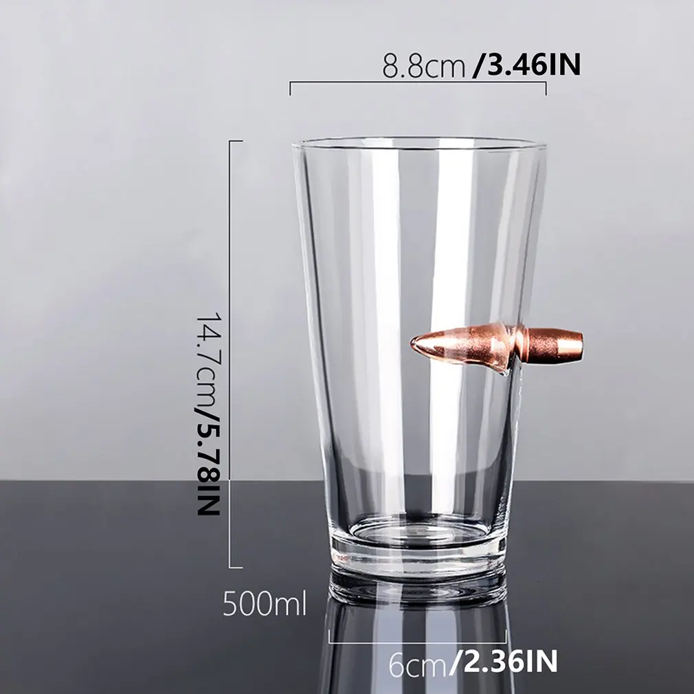 Europe And America With Bullets Whiskey Cups Creative Glass Cups Water ...