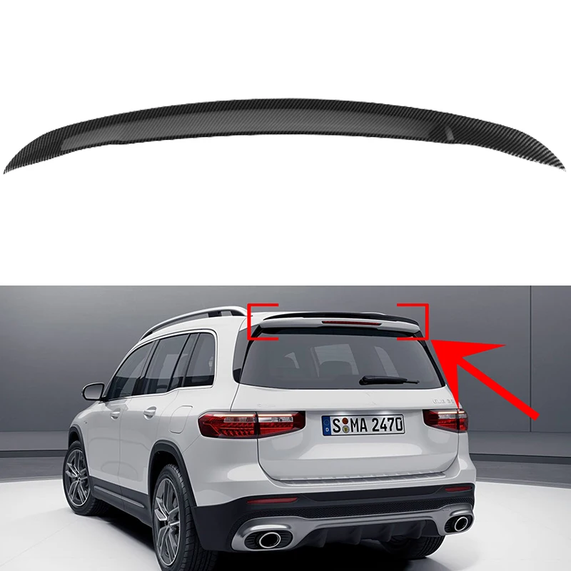Carbon Fiber Rear Bumper Car Spoiler Body Kit For Mercedes Benz GLB ...