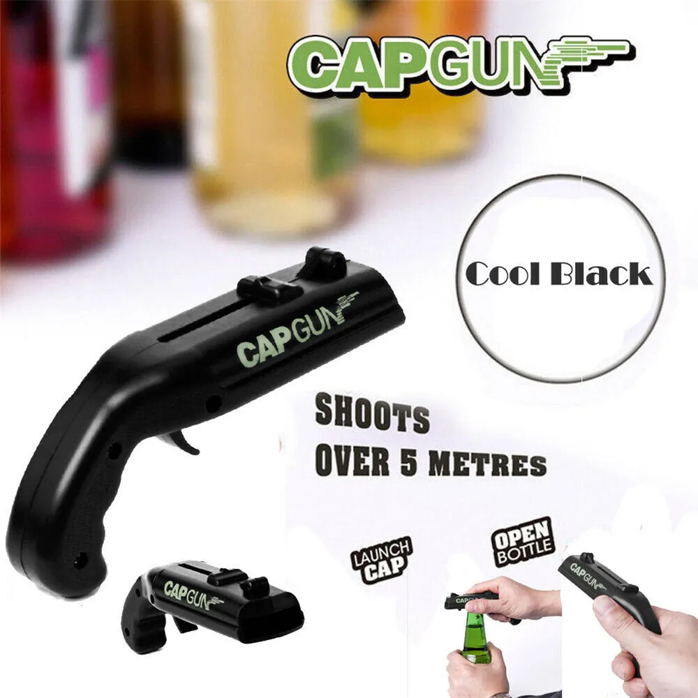 Portable-Cap-Gun-Bottle-Opener-Beverage-Beer-Bottle-Opener-Flying-Cap ...
