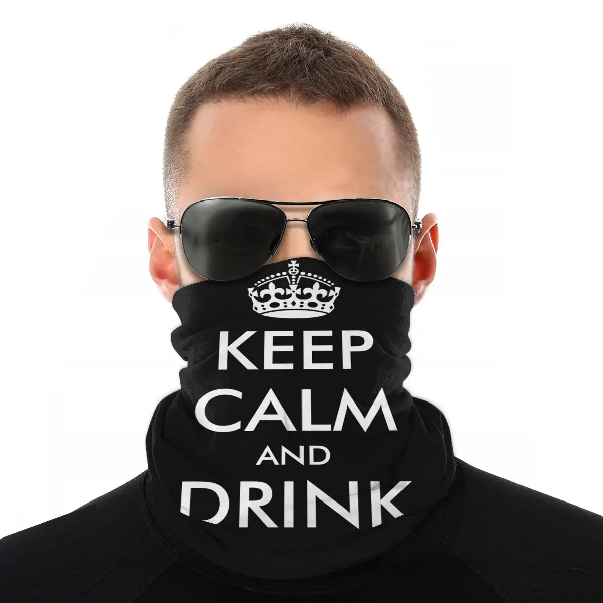 Keep-Calm-And-Drink-Beer-Magic-Scarf-Half-Face-Mask-Halloween-Neck ...