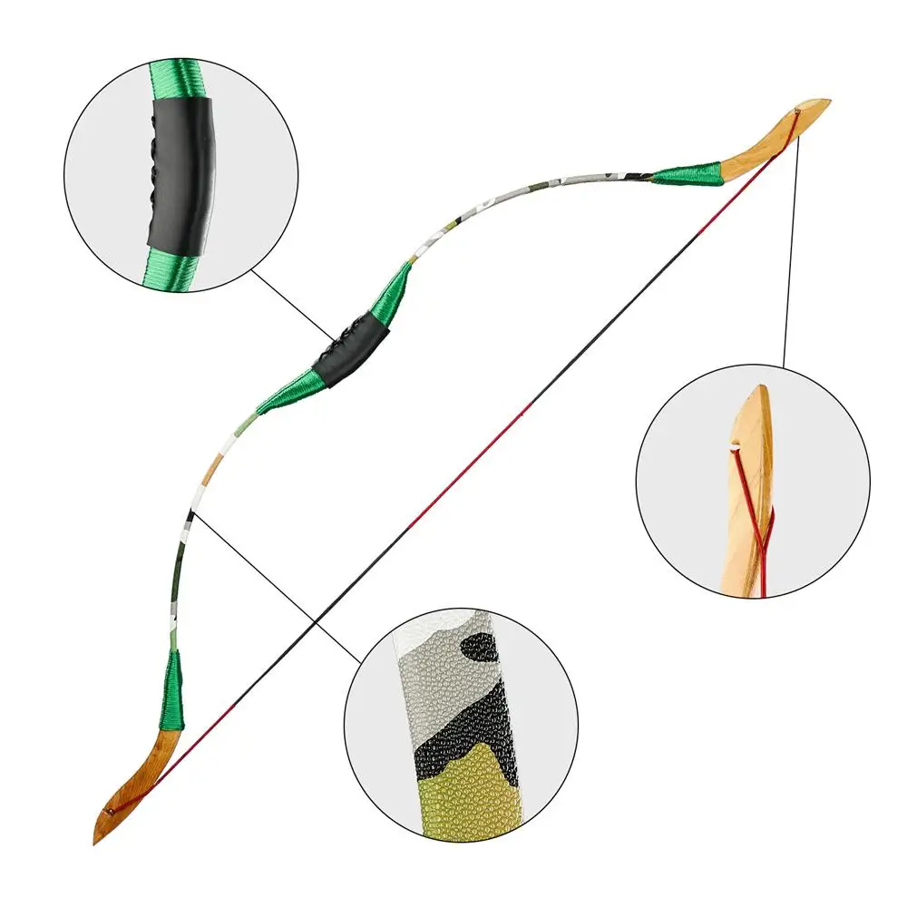 Archery Bow For Kids Recurve Bow Traditional Sports Shooting Outdoor ...