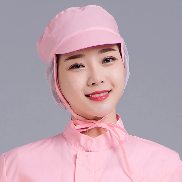 Women Men Mesh Visors Caps Chef Waiter Work Wear Hat Kitchen Restaurant ...