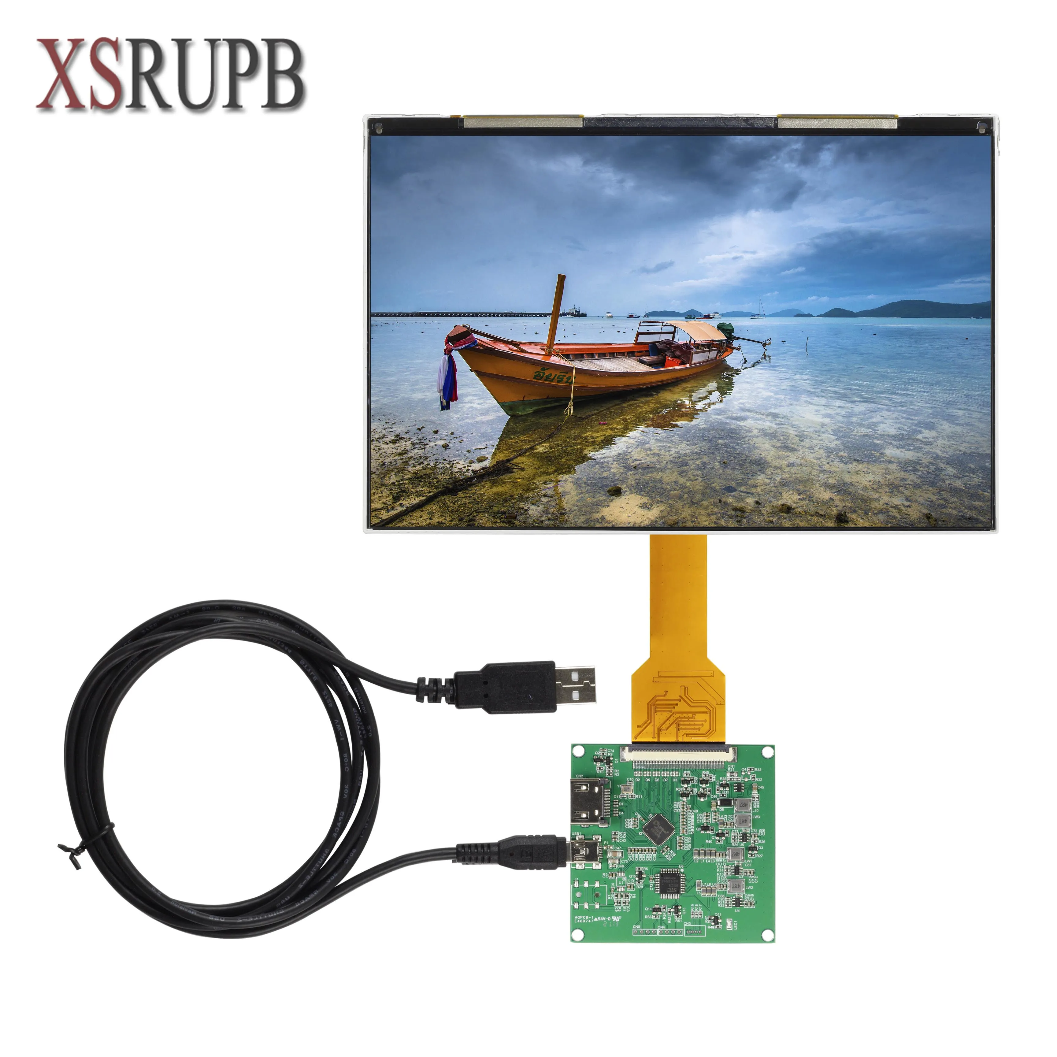 Tela lcd ips de 9 polegadas, 2560x1600, 2k, 16:10, com placa de driver ...