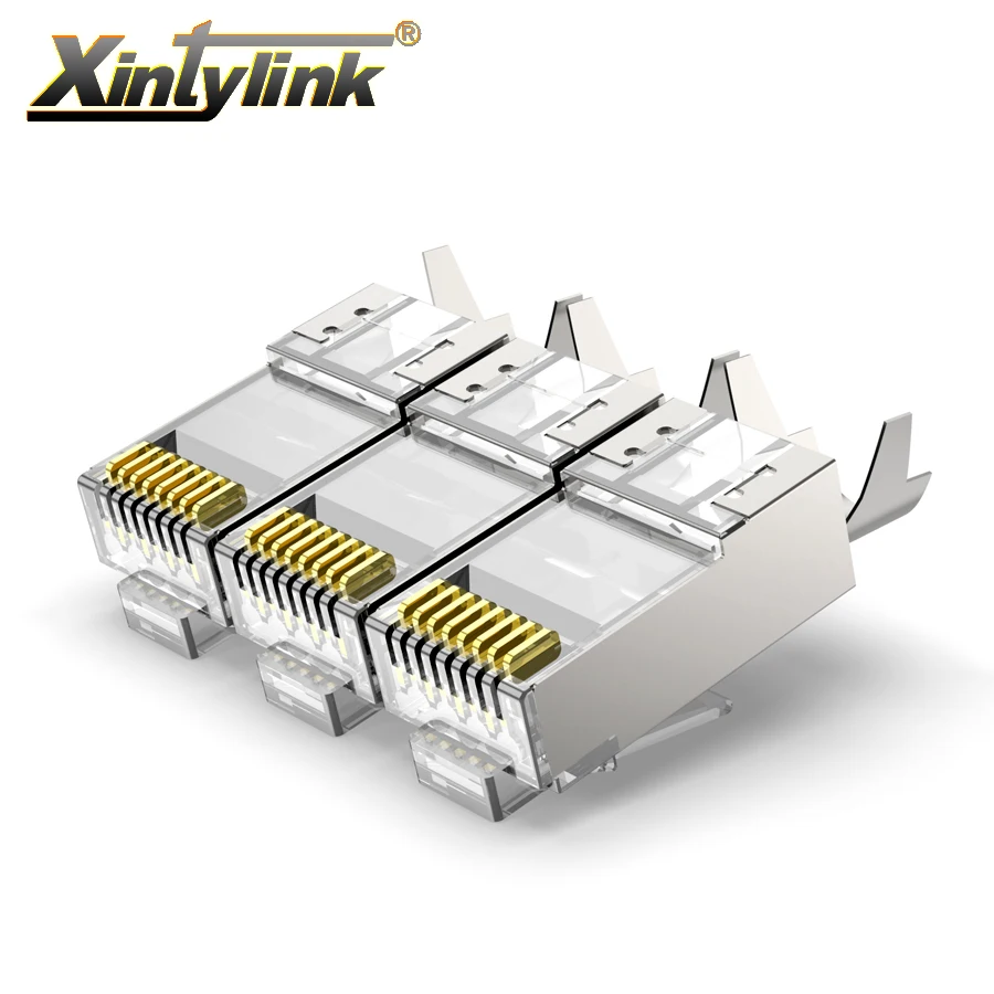 xintylink-CAT7-rj45-connector-rj-rg45-ethernet-cable-plug-CAT6A-8P8C ...