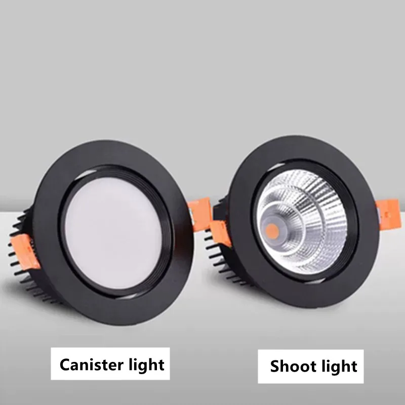 Recessed-round-Dimmable-LED-Downlights-3W5W-7W-9W-12W-15W-18WCOB ...