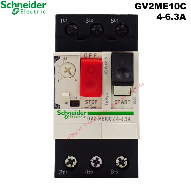 Schneider Electric GV2ME10C 4-6.3A GV2-ME10C 10C Motor Thermal Magnetic ...
