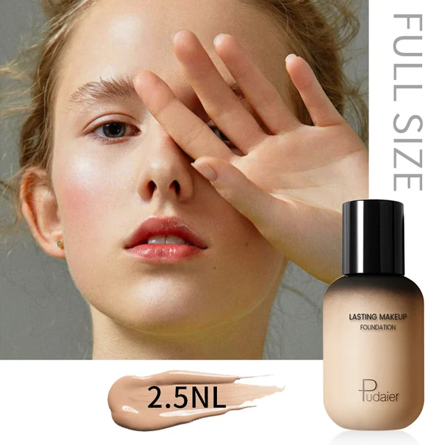 Pudaier 40 Colors Liquid Foundation Cream For Face Concealer Matte ...