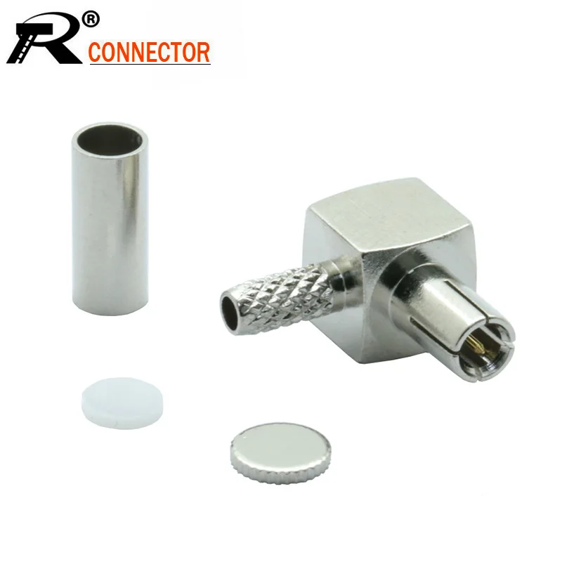 10pcs/lot RF Connector TS9 High Quality Right Angle TS9 Adapter Male ...