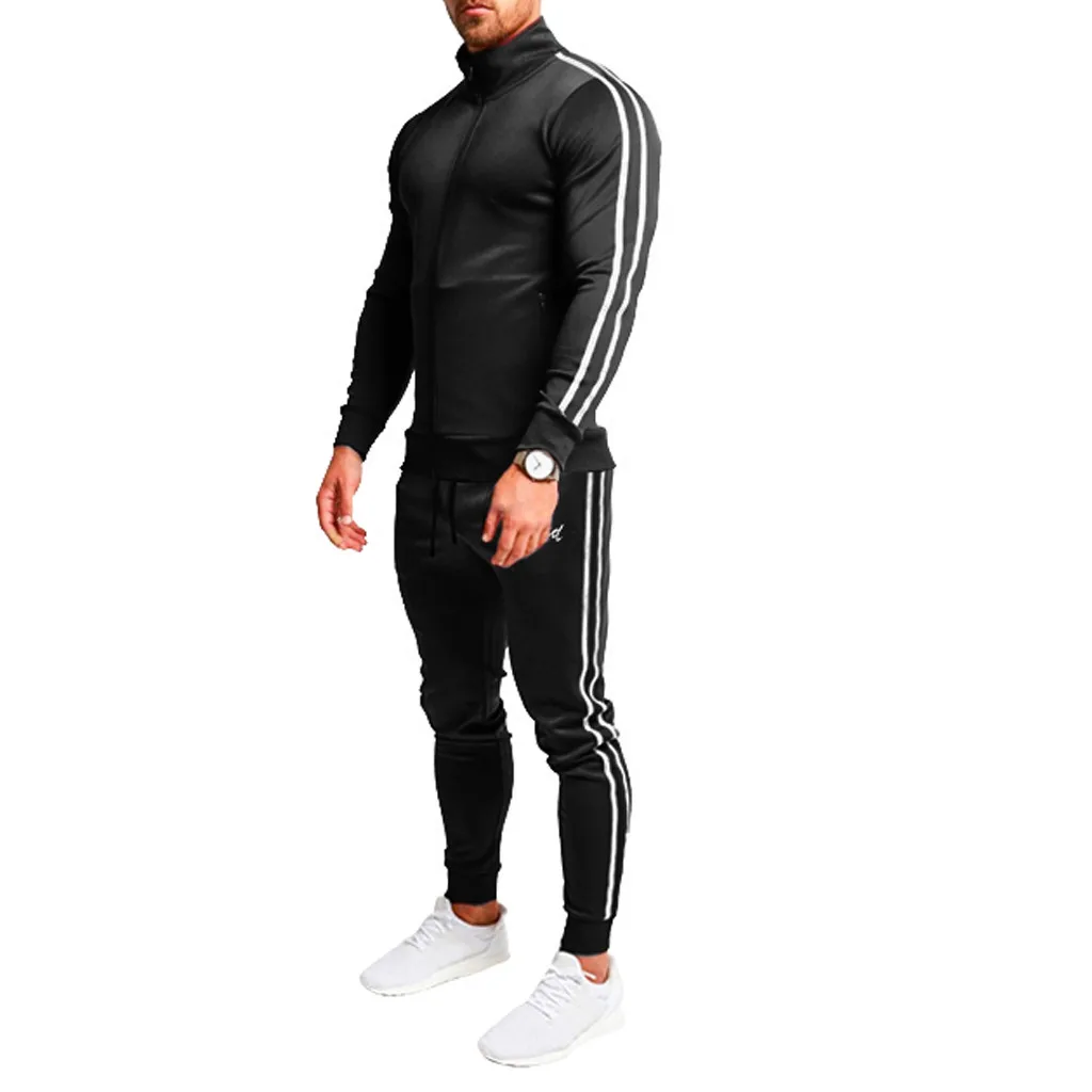 Feitong модная однотонная верхняя одежда костюм Мужская Осенняя ...