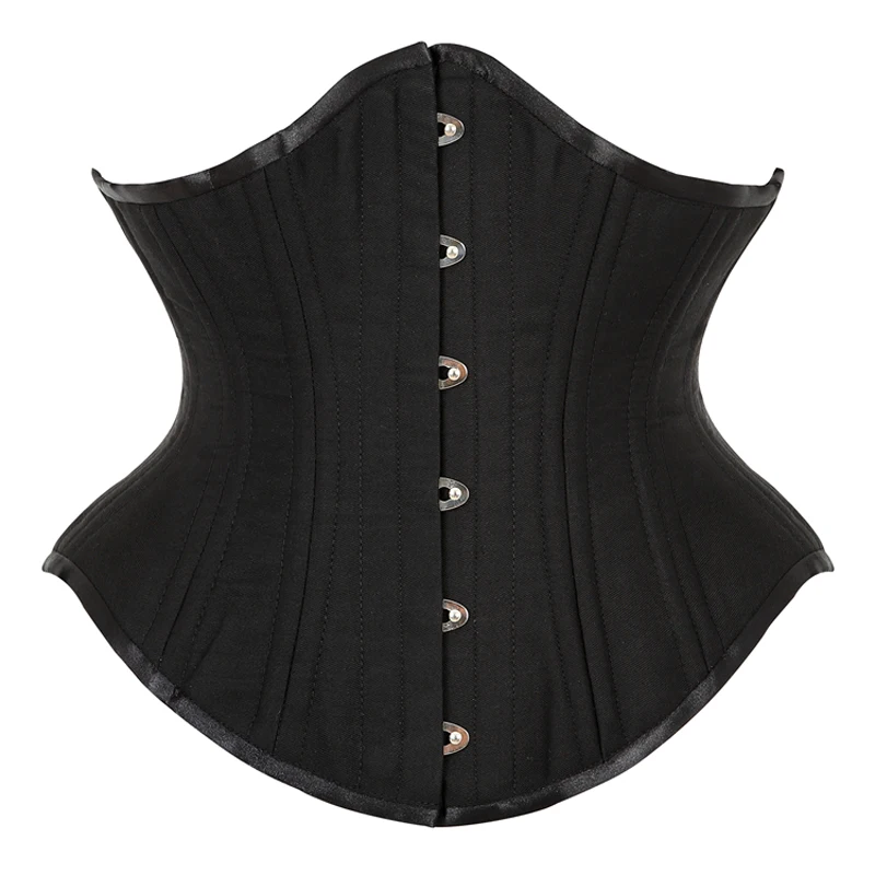 Women-Double-Steel-Bone-Waist-Cincher-Corset-Waist-Slimming-Underbust ...