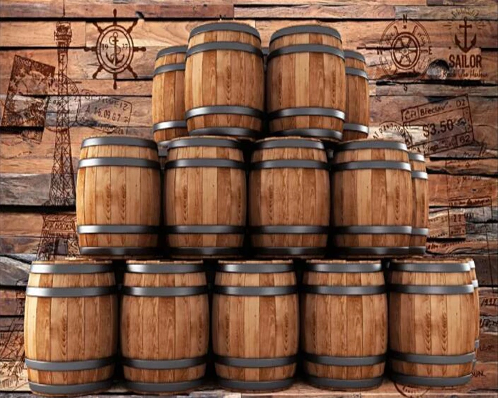 Wine Barrel Background
