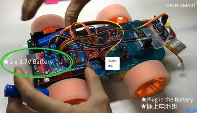 4WD Wireless JoyStick 3.7v DIY Remote Control Smart Car Programmable ...