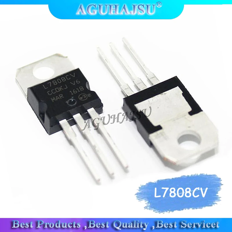 10-adet-L7808CV-TO220-L7808-TO-220-7808-LM7808-MC7808-stabilivolt ...