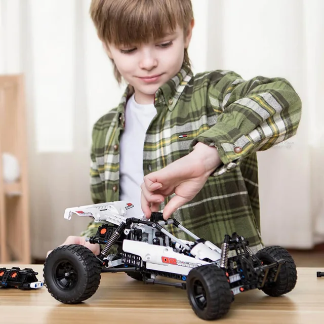 Original Xiaomi Mijia Building Blocks Cars Desert Racing Cylinder ...