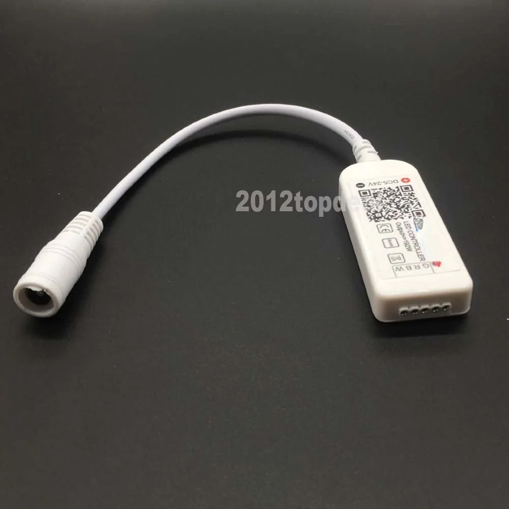DC 12V Mini WIFI LED RGB Controller 3 Channel Bluetooth compatible RGBW ...
