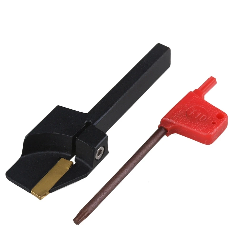 6x10mm Steel Cutting Lathe Turning Tool Holder 2mm Thick Blade Insert ...