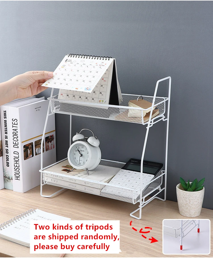 Desktop Double Layer Storage Rack