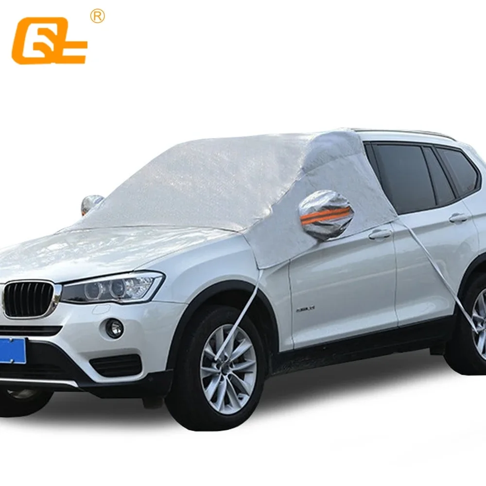 Winter Thickening Car Windshield Cover Rear View Mirror Covers Outdoor ...