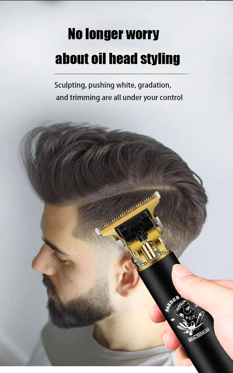 Budda usb 2021 T9 Tondeuse Électrique Sans Fil Tondeuse À Barbe Rasoir Électrique Pour Hommes ...