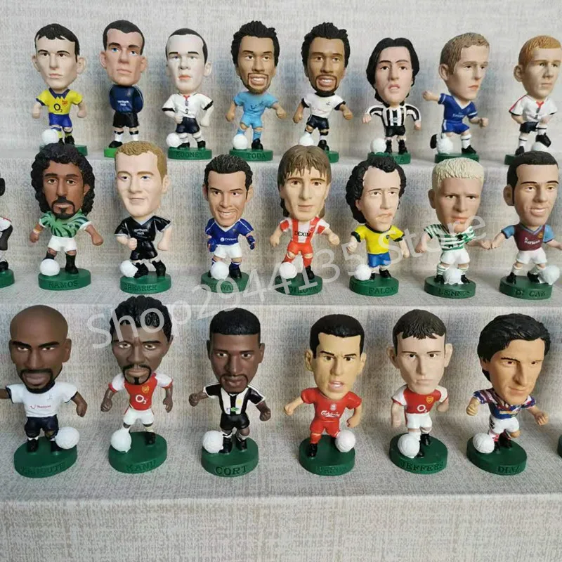 original Sport figures Football Star Doll Action Figure Car Decor Mini ...