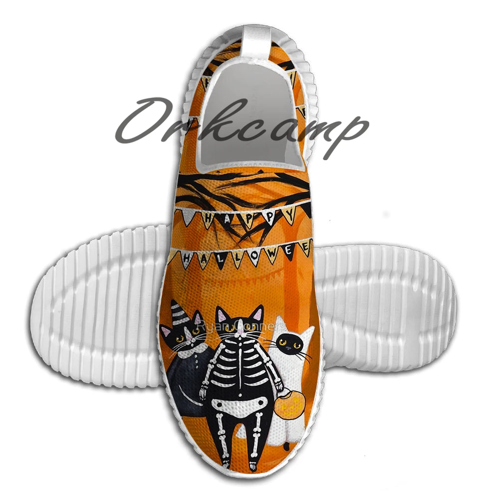 Sport Running Shoes Halloween Cats Man Light Weight Walking Shoes ...