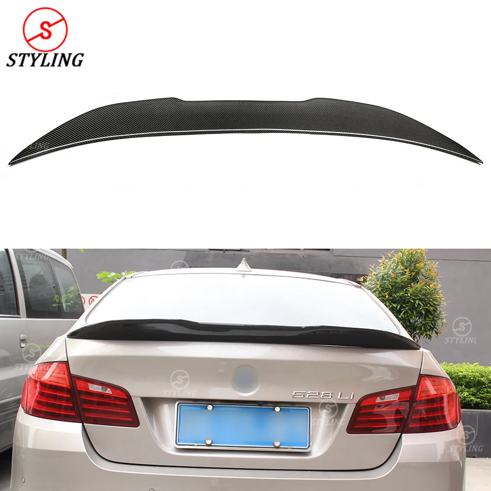 M5 F10 Carbon Fiber Spoiler PSM Style For BMW F10 528I 525I Rear Bumper ...
