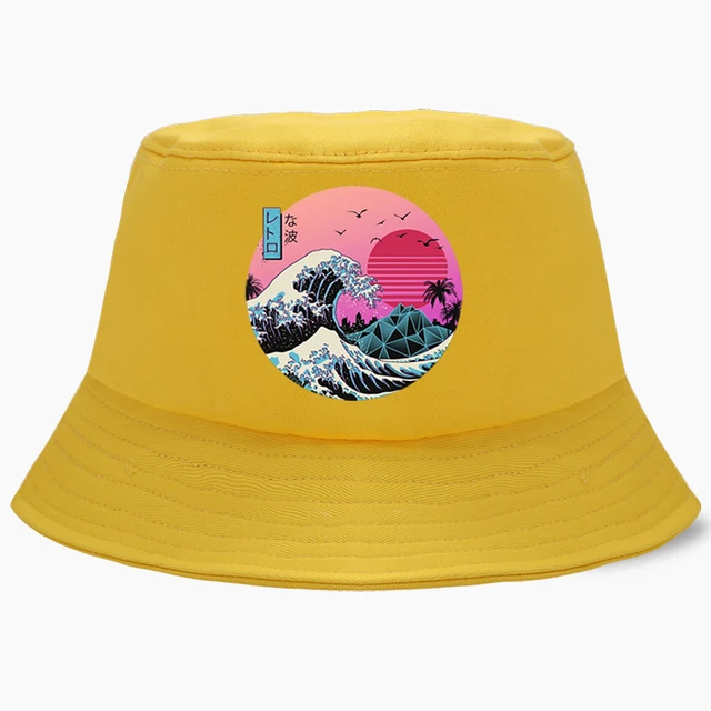 Wave Emoji Bucket Hat