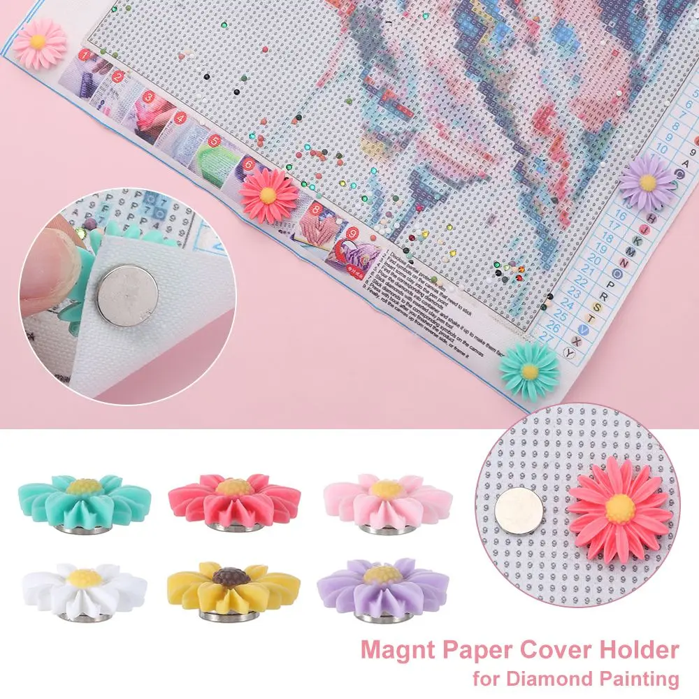 1Pc-Flower-Diamond-Painting-Magnet-Cover-Minders-Parchment-Paper-Cover ...