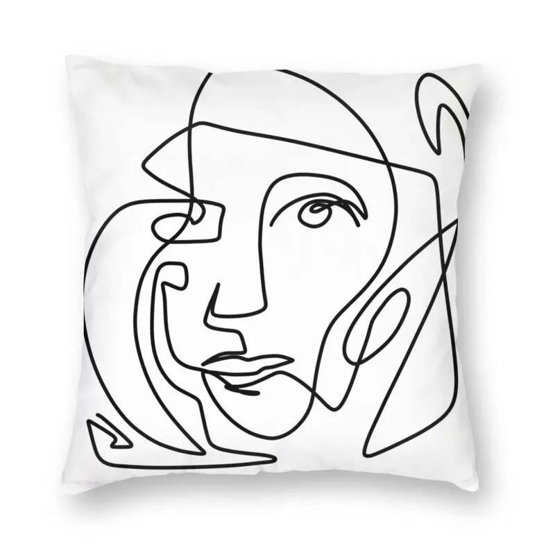 Square Pillow Line Drawing