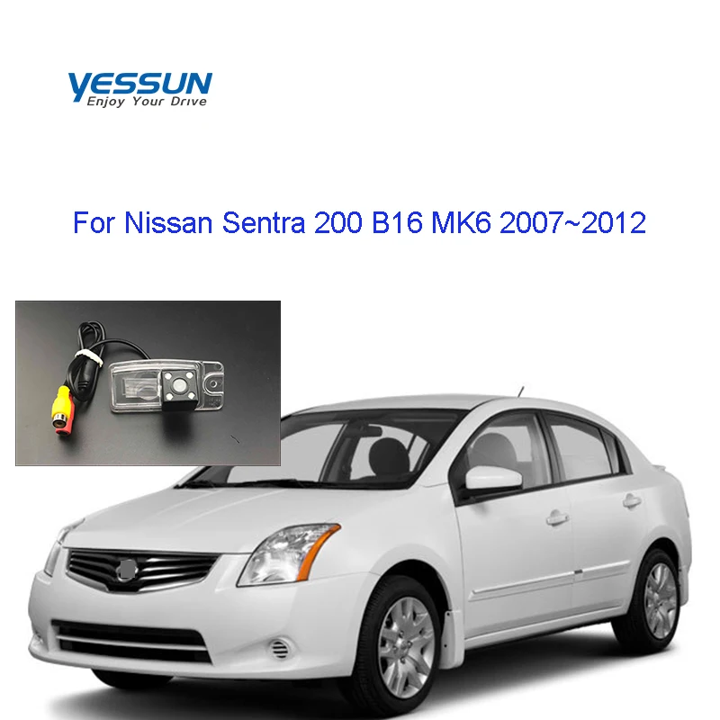 Rear view camera For Nissan Sentra 200 B16 MK6 2007~2012 Nissan SE CCD ...