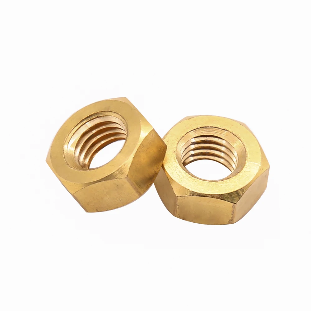 M2 M2.5 M3 M4 M5 M6 Titanium Plating Hex Nuts Plating Gold Carbon Steel ...