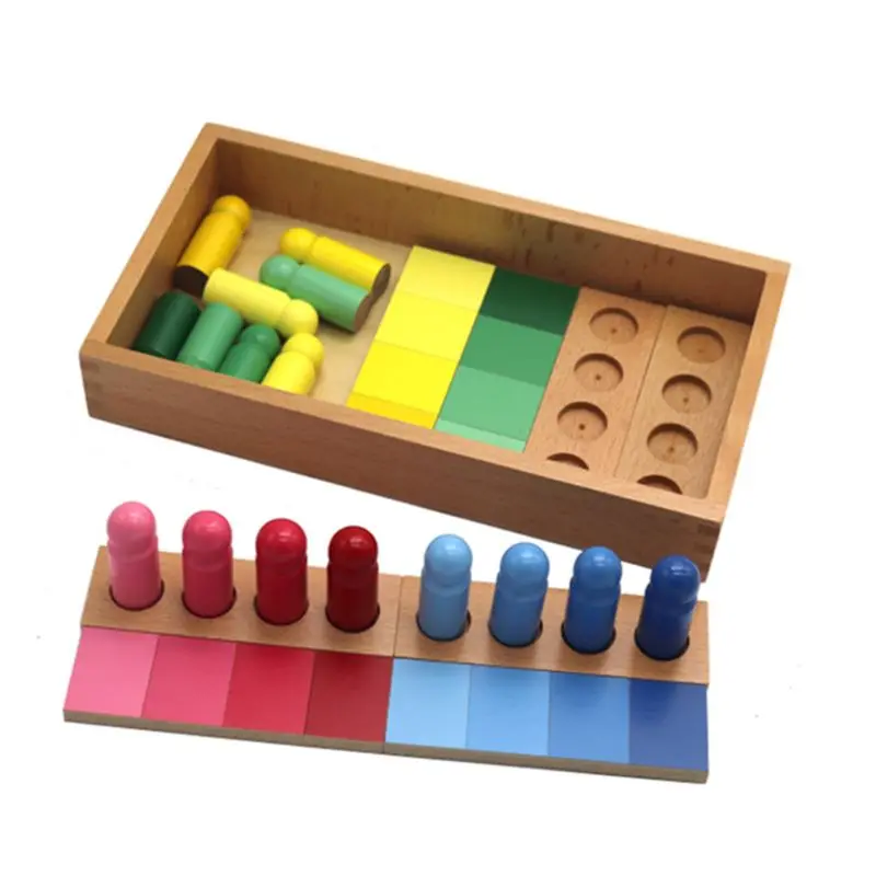 Montessori Gradient Color Similarity Sorting Matching Game Wooden Kids ...