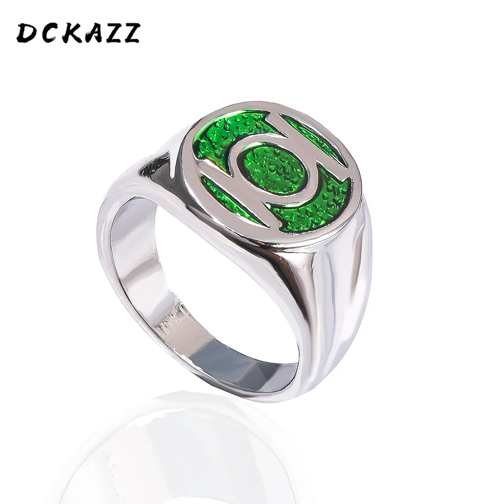 Dckazz Hot Movies Super Hero Rings Green Lantern Enamel Transformation ...