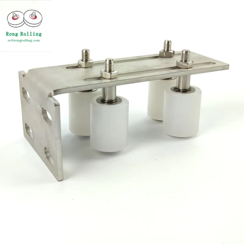 201-304-stainless-steel-material-sliding-gate-upper-guide-nylon-rollers ...