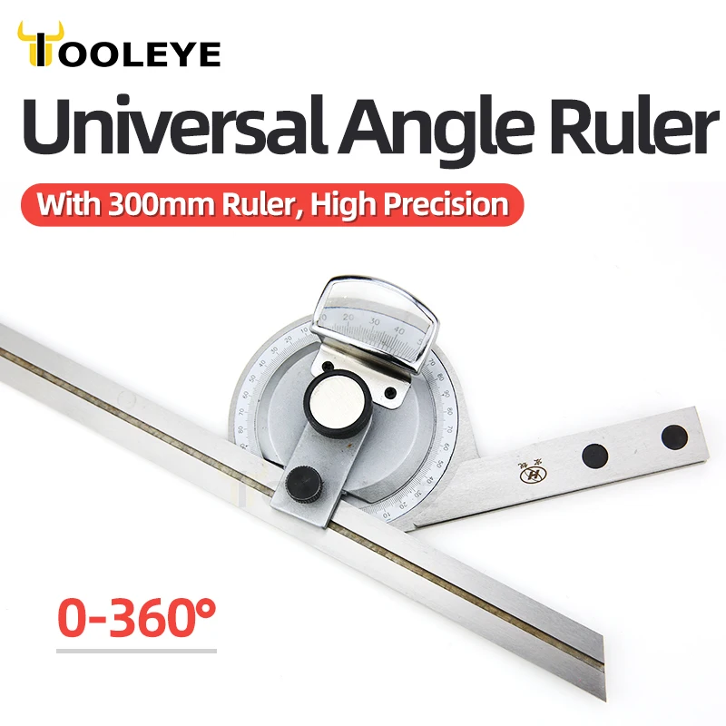 Universal Angle Ruler Protractor Multi Angle Measuring Ruler Carpentry ...