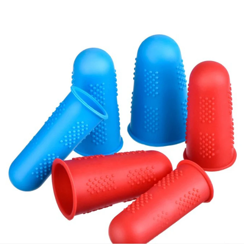 3pcs Silicone Finger Protector Sleeve Cover Anti cut Heat Anti slip ...