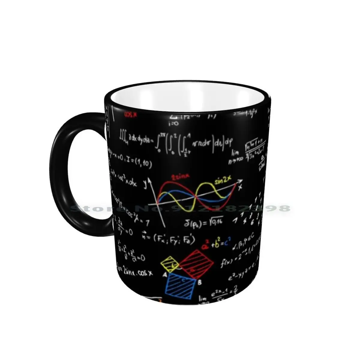 Physics Equations Ceramic Mugs - Mon Science