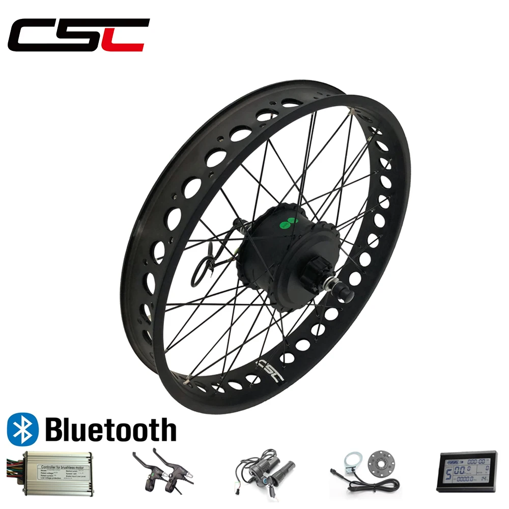 CSC-Ebike-snow-bicycle-conversion-kit-4-colors-20-24-26-4-0-Tyre-36V ...